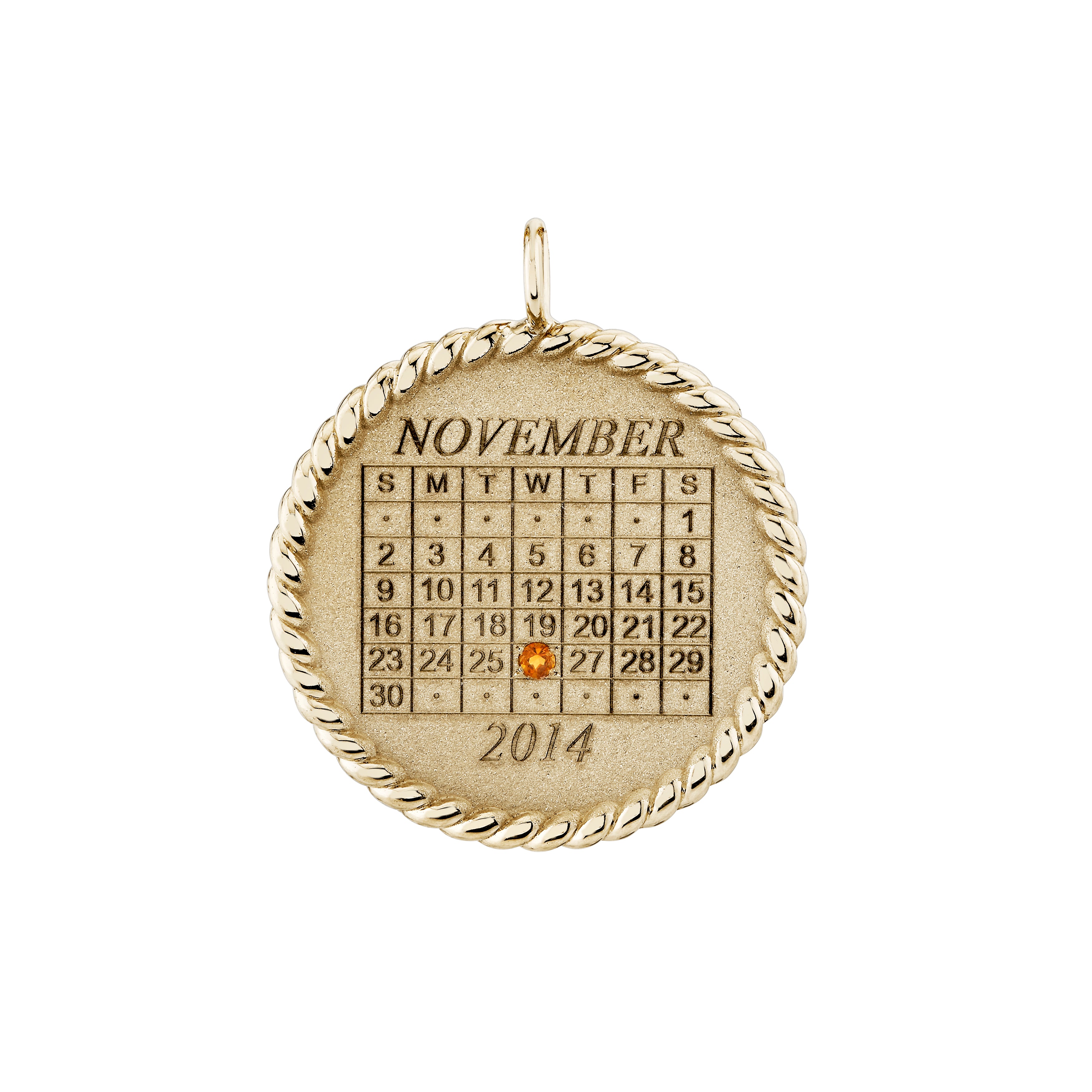 Imperial Calendar Pendant – Ariel Gordon