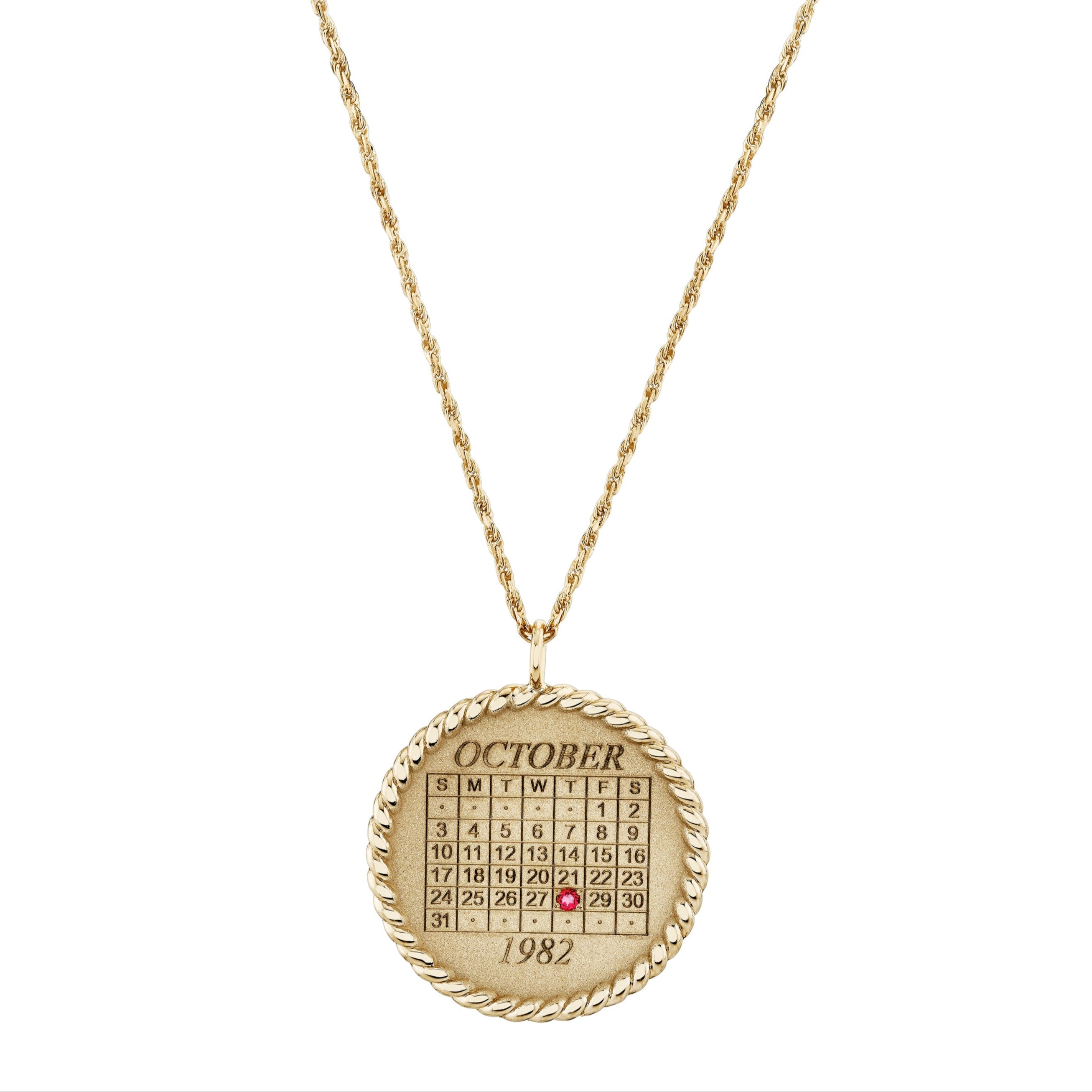 Imperial Calendar Pendant – Ariel Gordon