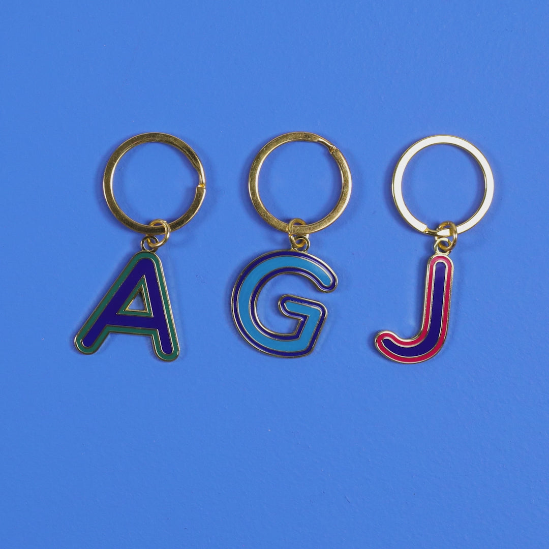 Fridge Magnet Initial Keychain | Bag Charm | Dog Charm – Ariel Gordon
