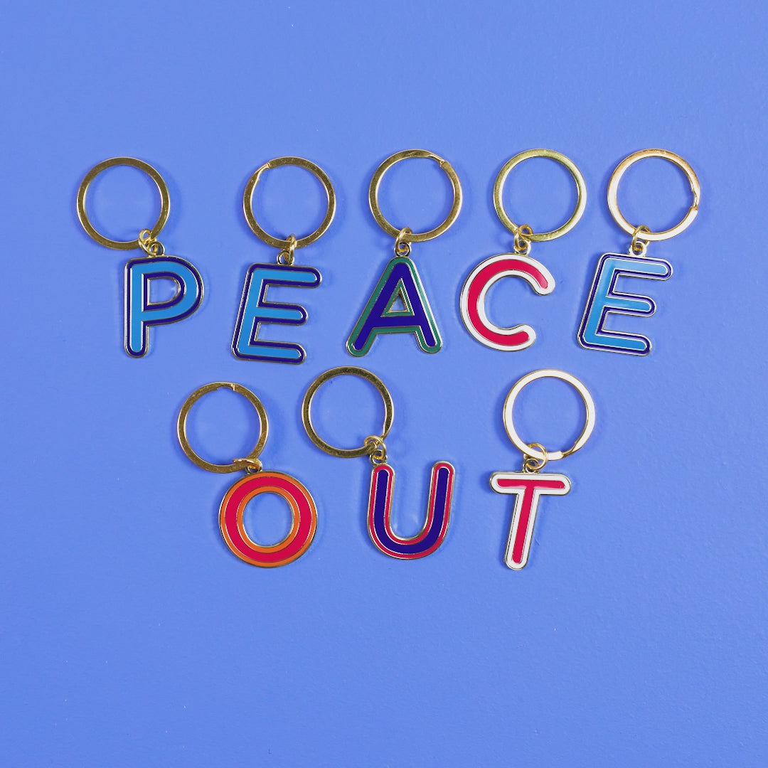 Fridge Magnet Initial Keychain – Ariel Gordon
