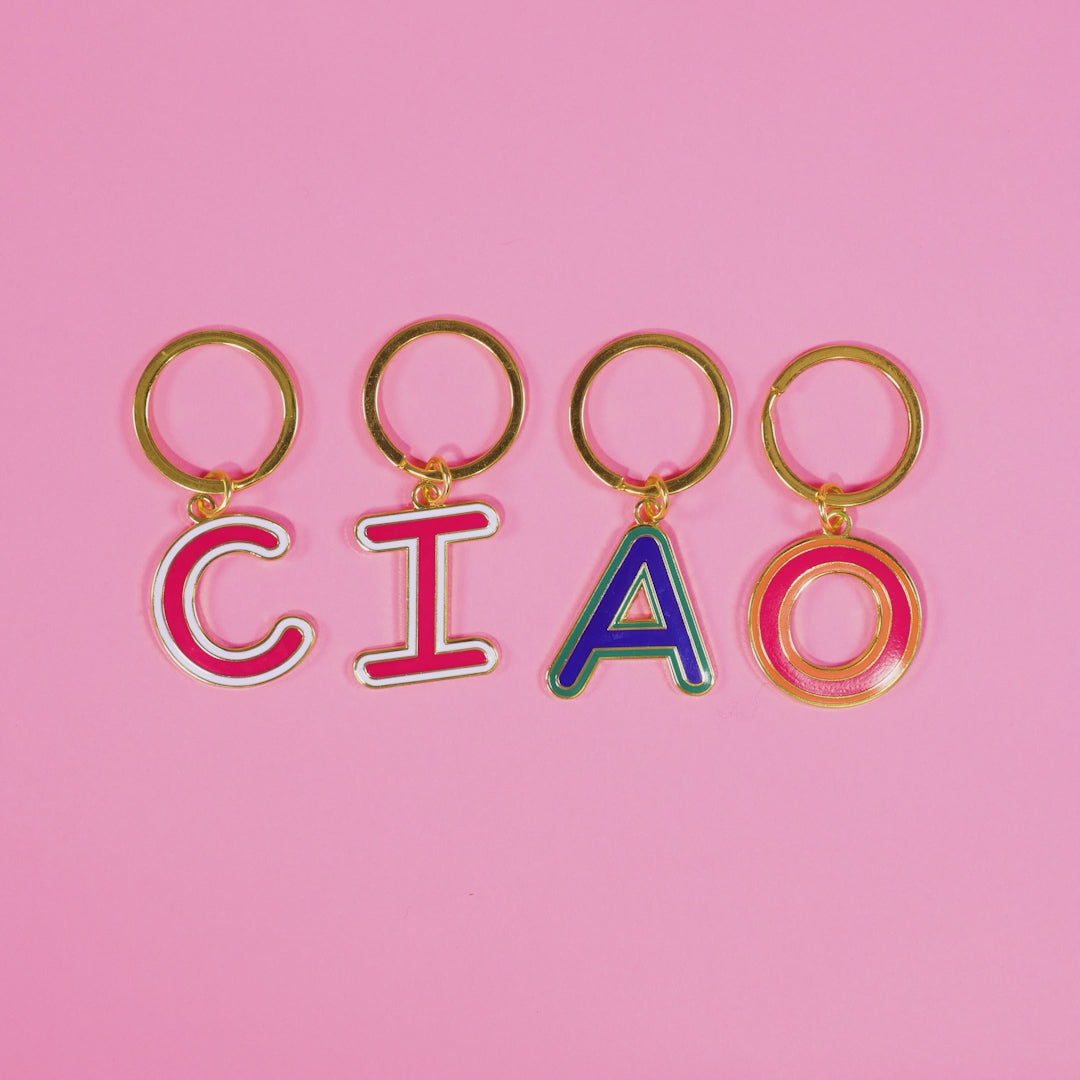 Fridge Magnet Initial Keychain – Ariel Gordon