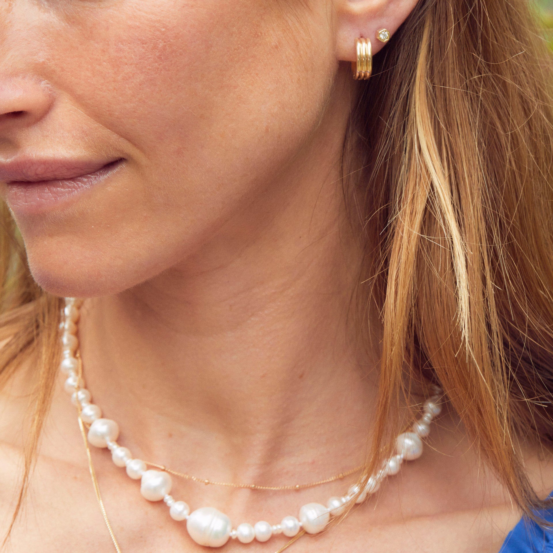 Diamond Hex Studs - Earrings – Ariel Gordon