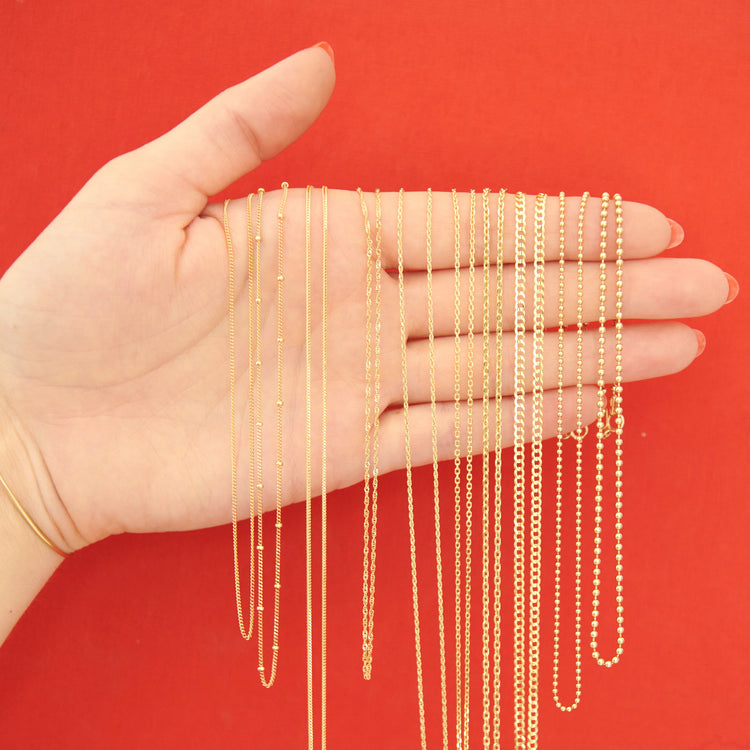 1mm Singapore Foxtail Chain - Necklaces | Ariel Gordon