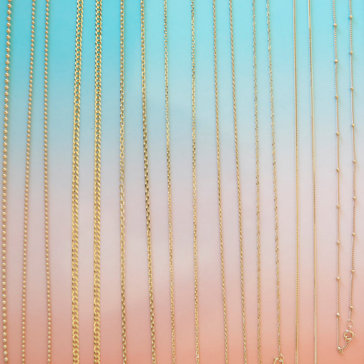 Gold Foxtail Chain | Custom 14k Gold