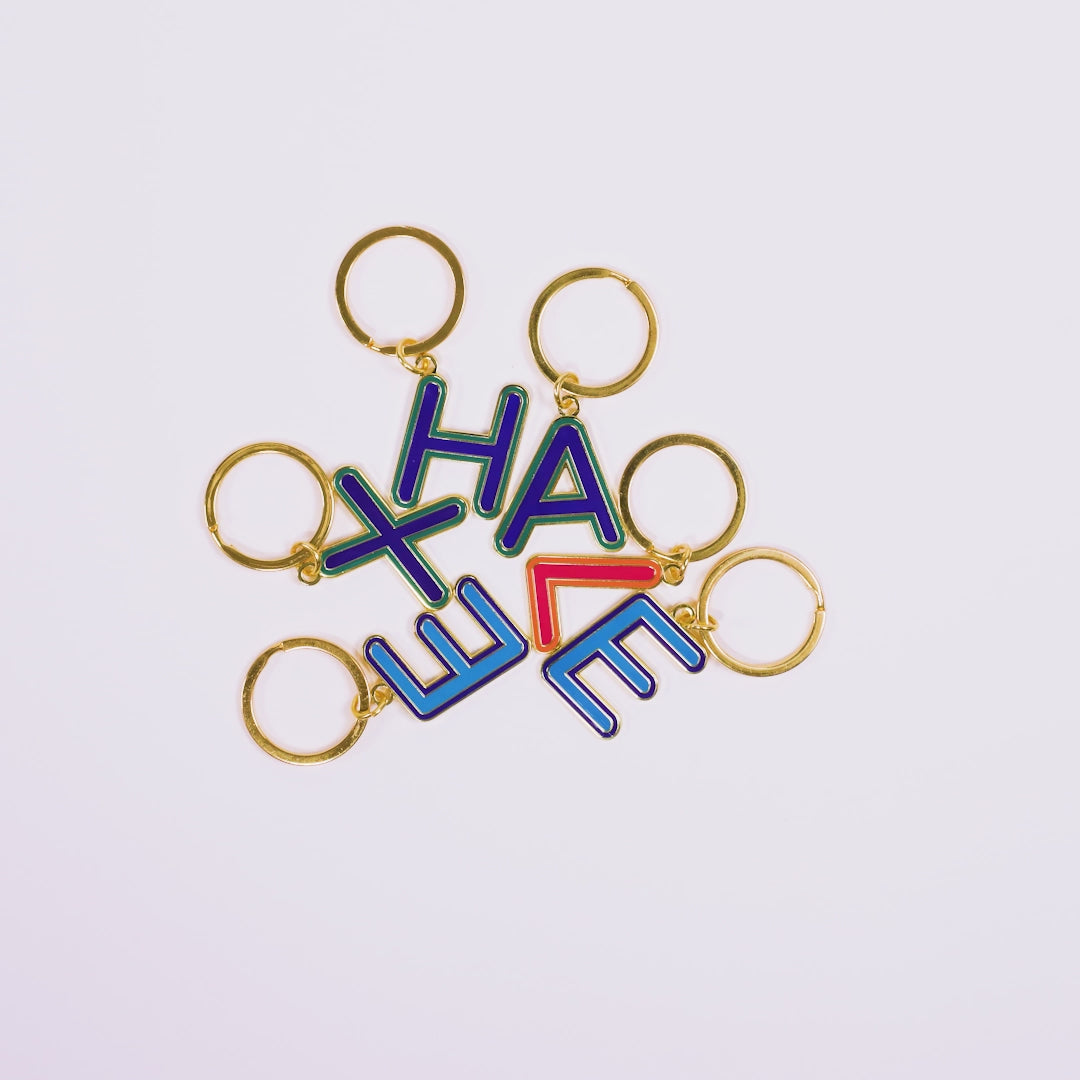 Fridge Magnet Initial Keychain – Ariel Gordon