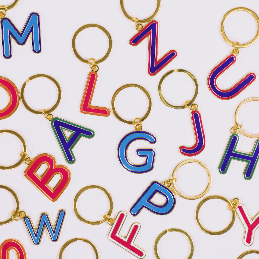Fridge Magnet Initial Keychain | Bag Charm | Dog Charm – Ariel Gordon